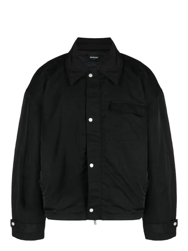 REPRESENT Long-sleeve Shirt Jacket - Black