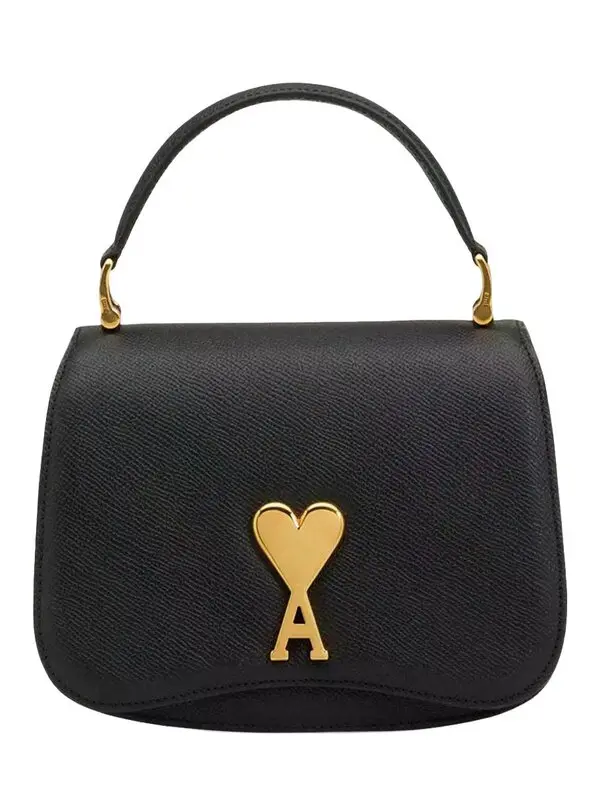Ami Paris Paris Shoulder Bag - Black