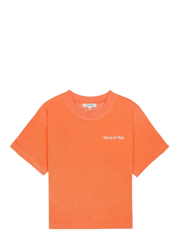 Sporty & Rich Ny Tennis Club T-shirt - Orange