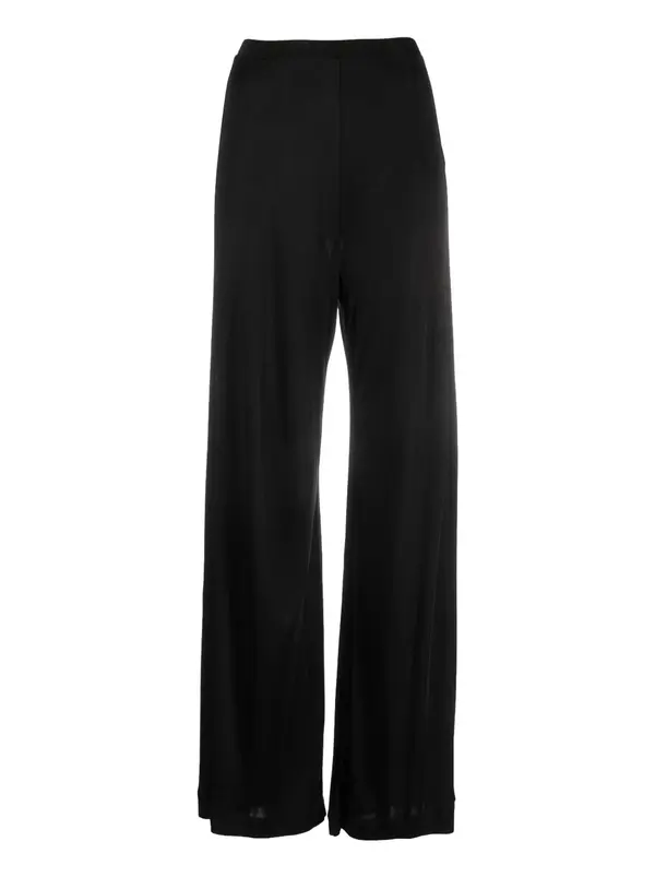 Diane Von Furstenberg High-waisted Palazzo Pants - Black