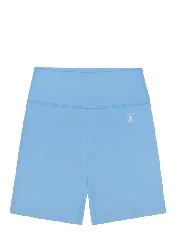 SPORTY & RICH Runner Logo-print Shorts - Blue
