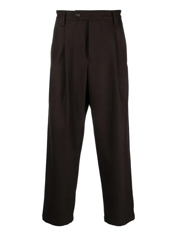 A.p.c. Renato Straight-leg Trousers - Brown