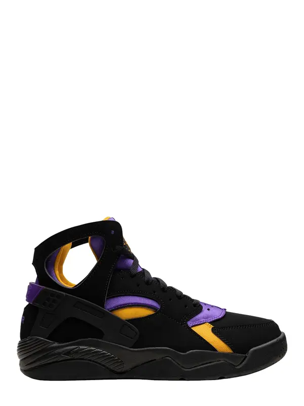 Nike Air Flight Huarache Lakers Away Sneakers - Black