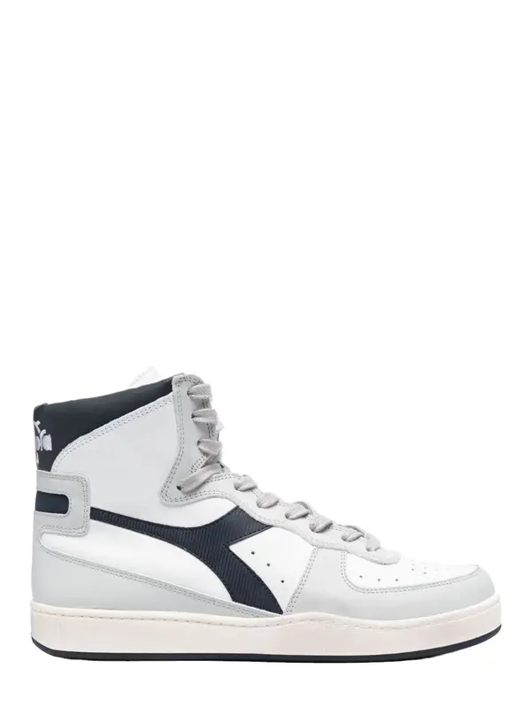 DIADORA Mi Basket Leather High-top Sneakers - White