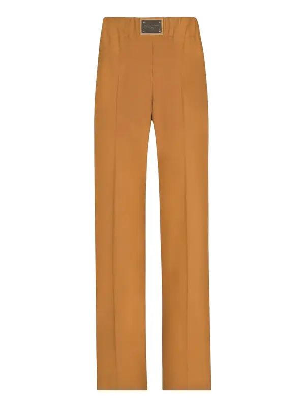 Dolce & Gabbana High-waisted Wool Trousers - Brown