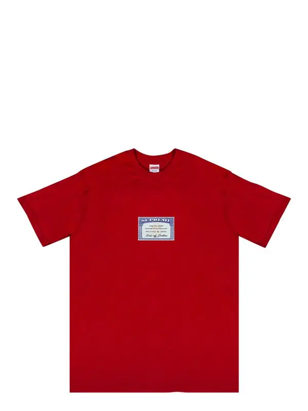 Supreme Social Tee - Red