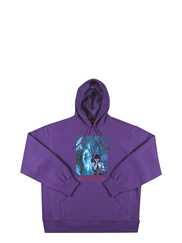 Supreme X The Crow Hooded Sweatshirt - Purple