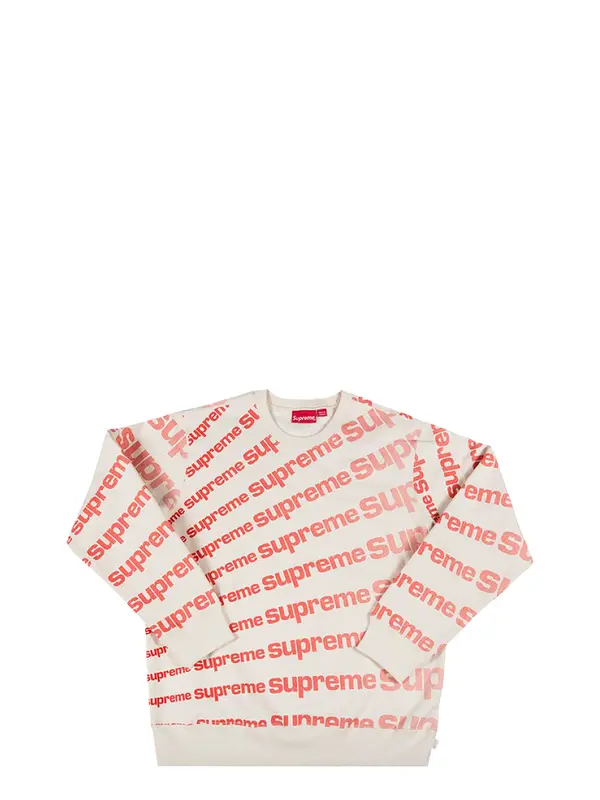 Supreme Radial Crewneck - Tan