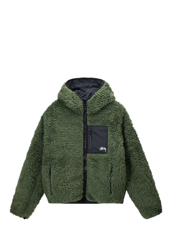 StÜssy Sherpa Jacket - Green