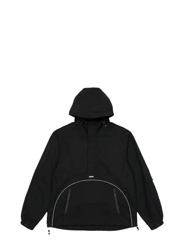 PALACE Deflector 1/2 Zip Jacket - Black