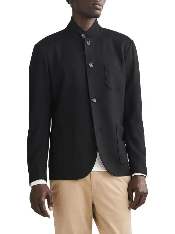Rag & Bone Prospect Japanese Wool Cardigan - Blk