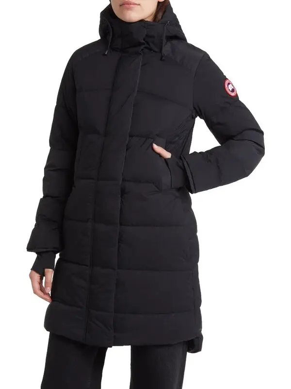 Canada Goose Alliston Packable 750 Fill Power Down Coat - Black - Noir