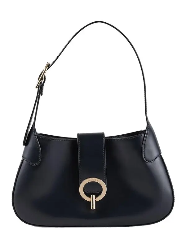 Sandro Janet Bag In Certified Leather - Black