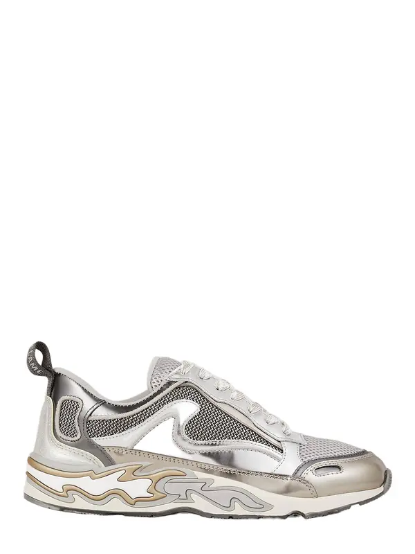 Sandro Flame Sneakers - Silver