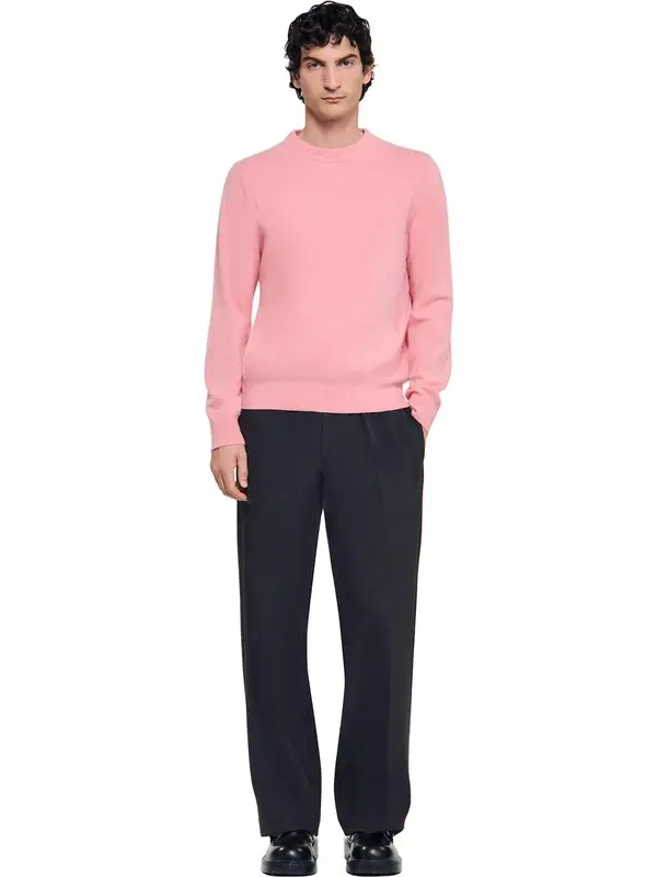 Sandro Cashmere Sweater - Baby Pink
