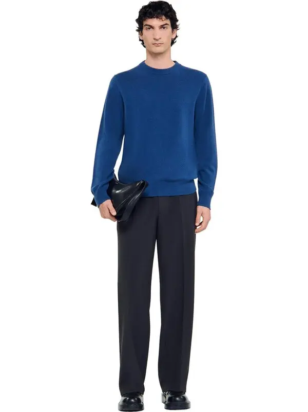 Sandro Cashmere Sweater - Blue Prusse