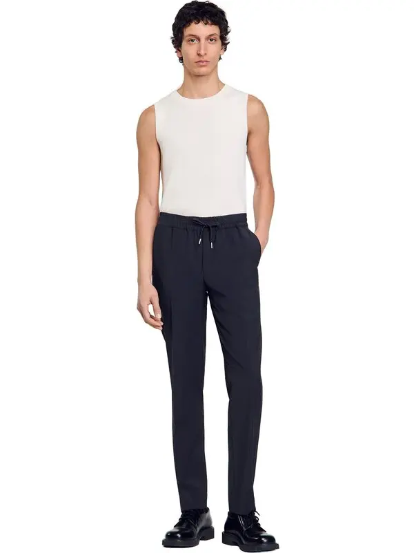 Sandro Straight-leg Trousers - Fonte