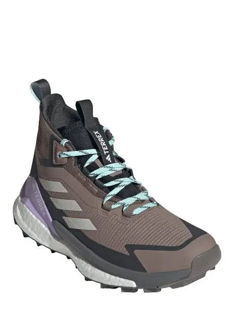 Adidas Terrex Free Hiker 2.0 Mid Gore-tex Hiking Shoe - Trace Brown/alumina/carbon