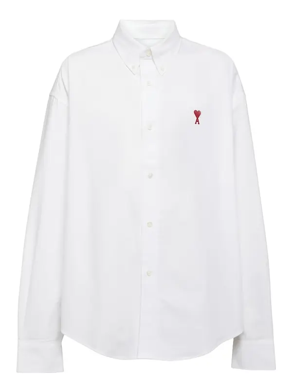 Ami De Cœur Cotton Poplin Shirt - White