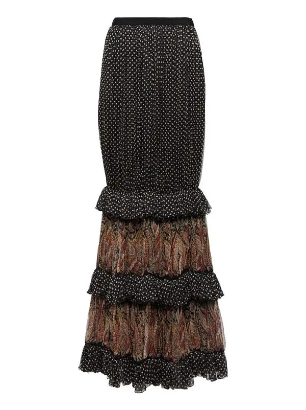 Etro Printed Maxi Skirt - Multicoloured