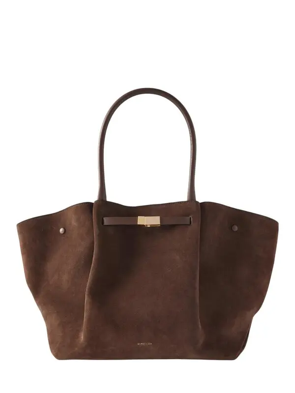DEMELLIER Suede Tote - Brown
