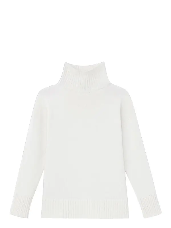 Lafayette 148 New York Cashmere Turtleneck Sweater - Cloud