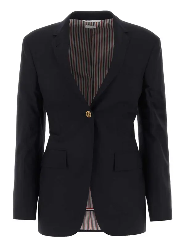Thom Browne 4-bar Single-breasted Wool Blazer - Blue