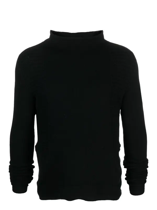 Rick Owens Mastodon Mock-neck Jumper - Black