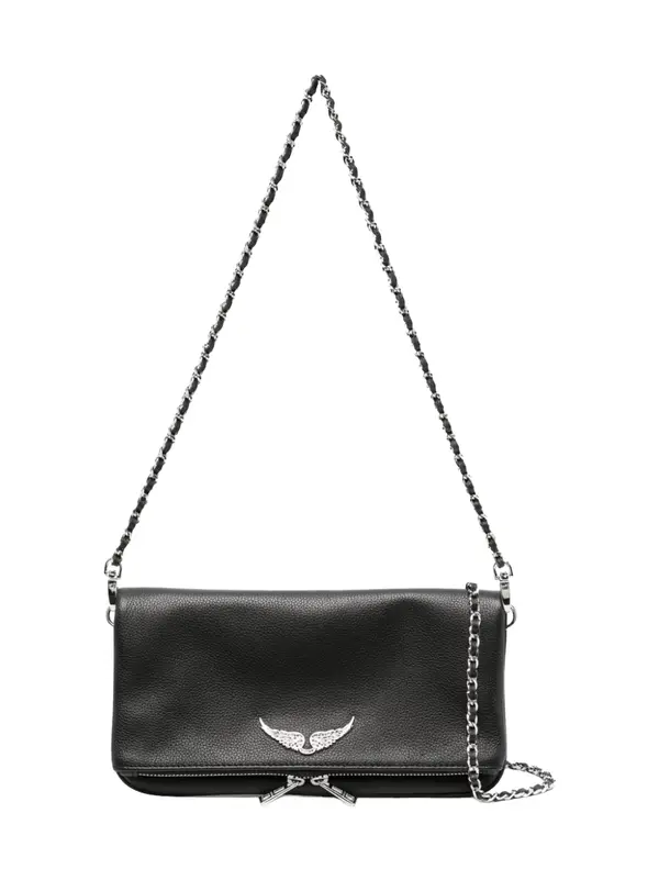 Zadig&Voltaire Rock Leather Crossbody Bag - Black