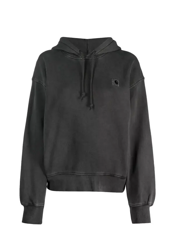 Carhartt Work In Progress Nelson Cotton Hoodie - Grey