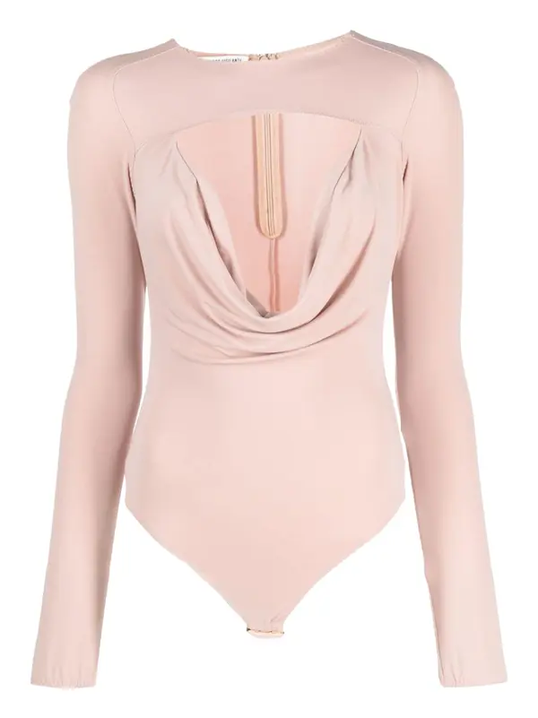 ALESSANDRO VIGILANTE Cut-out Bodysuit - Pink