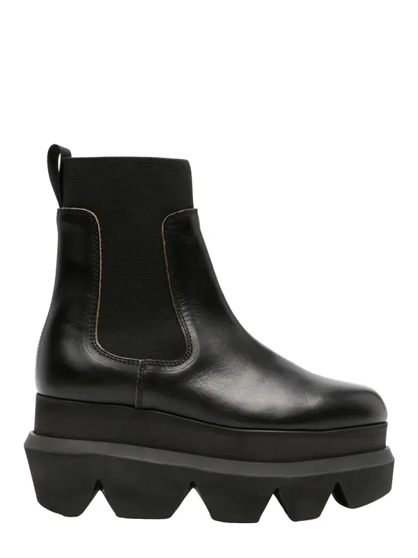 Sacai 90mm Leather Chelsea Boots - Black