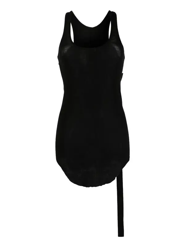 Rick Owens Organic Cotton Racerback Tank Top - Black