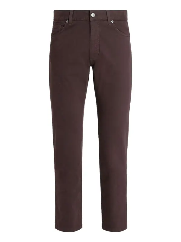Zegna Roccia Straight-leg Jeans - Red