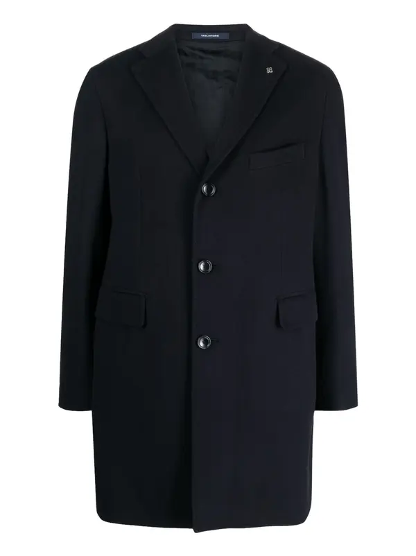 Tagliatore Single-breasted Coat - Blue