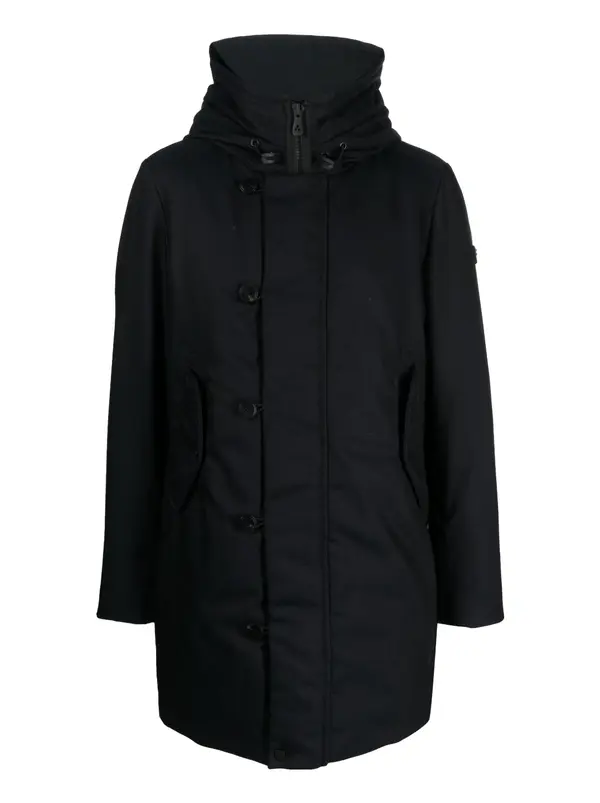 Peuterey Hooded Feather Down Parka - Blue
