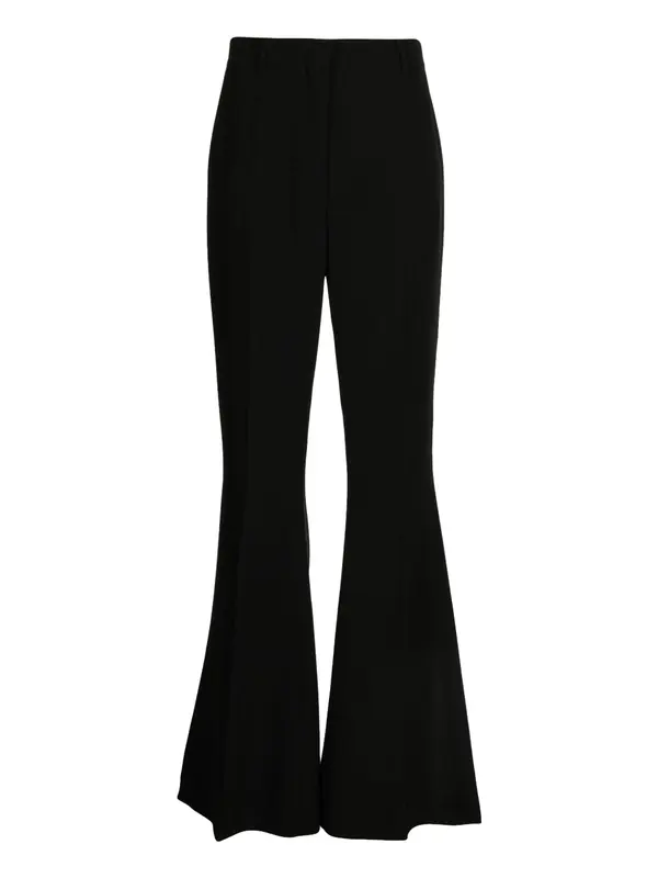 Zuhair Murad High-waisted Flared Trousers - Black