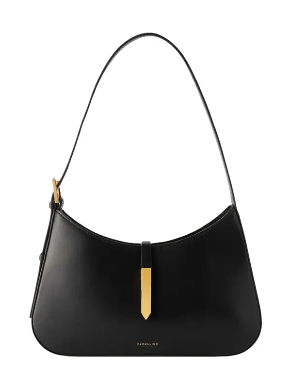 DEMELLIER Tokyo Leather Shoulder Bag - Black