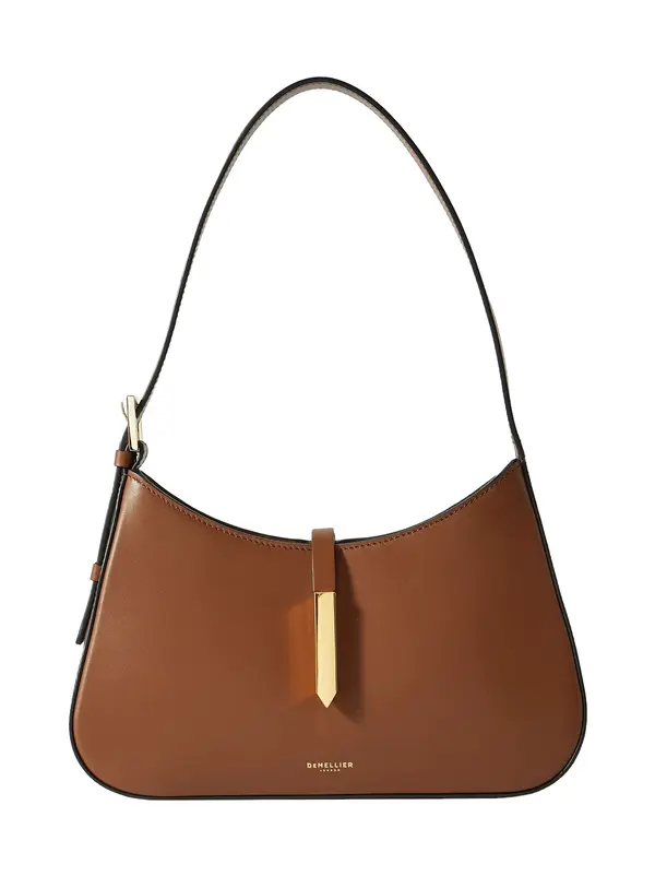 DEMELLIER Tokyo Leather Shoulder Bag - Brown