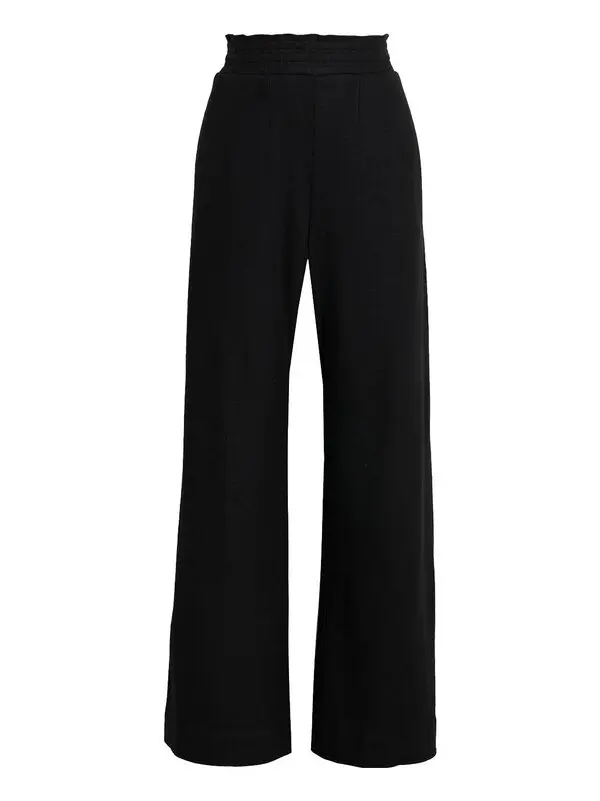 Rag & Bone Bailey Wool Wide-leg Pants - Black