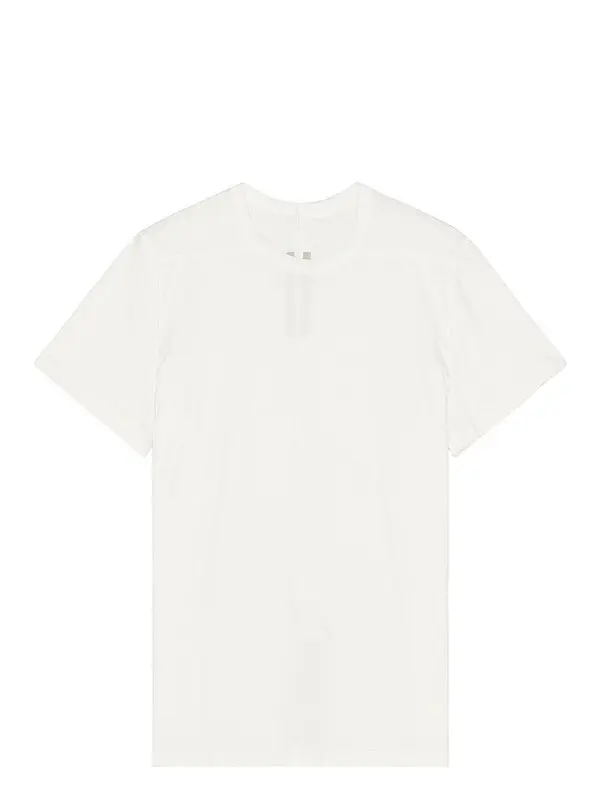 Rick Owens Short Level T In White - Milk