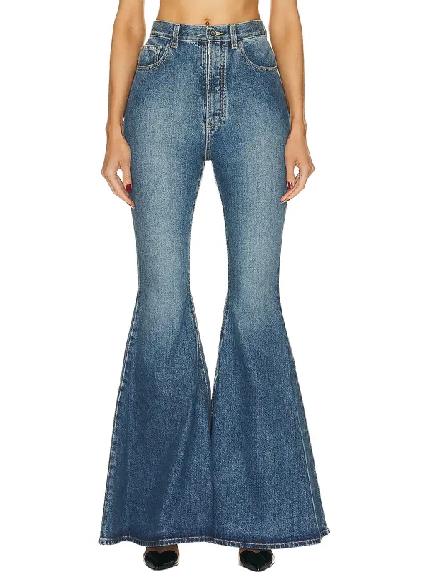 Alaïa Flare Jean - Bleu Vintage