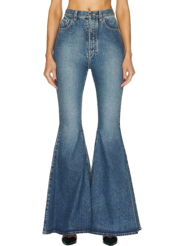 Alaïa Flare Jean - Bleu Vintage