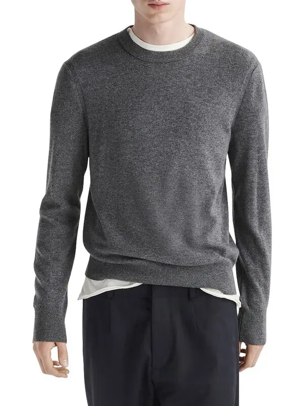 Rag & Bone Harding Cashmere Crewneck Sweater - Grey