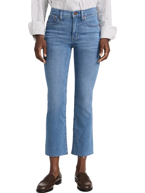Madewell Mid-rise Kick-out Jeans - Cherryville Wash