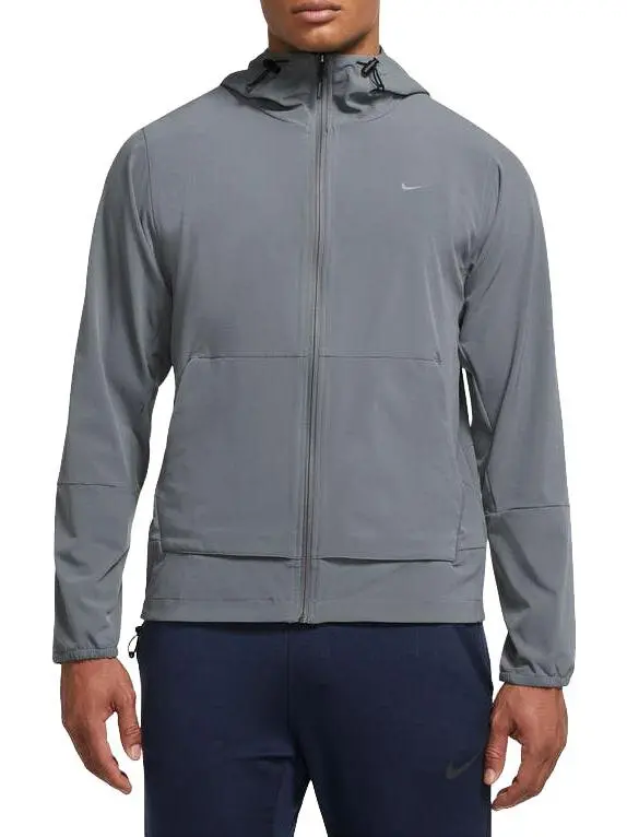 Nike Repel Unlimited Dri-fit Hooded Jacket - Smoke Grey/black/smoke Grey