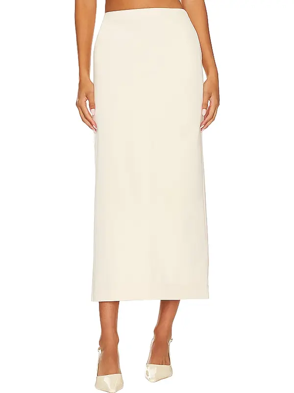 L'academie X Marianna Dionira Maxi Skirt - Latte Beige