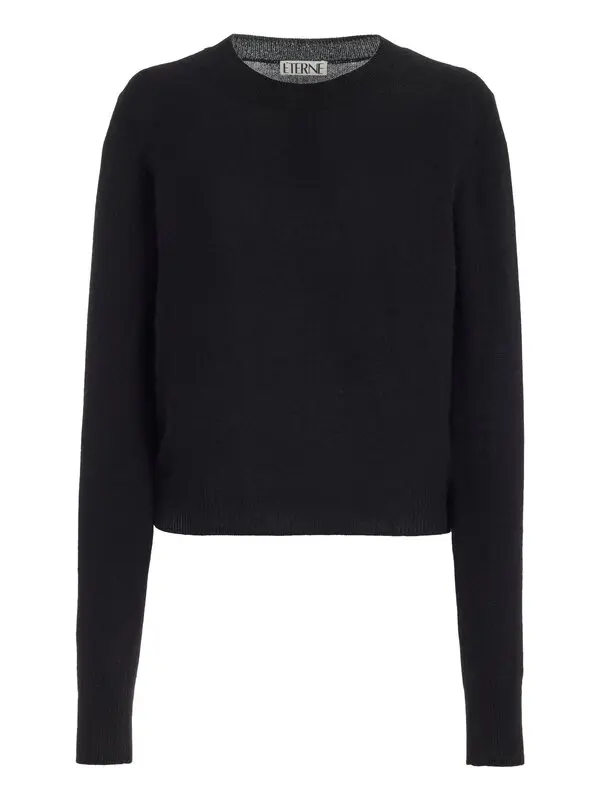 Eterne Francis Cashmere Sweater - Black