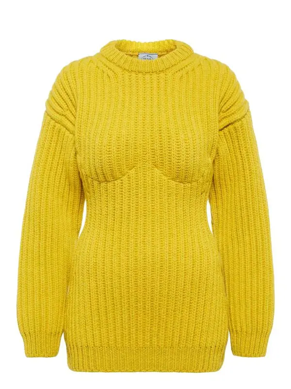 Prada Wool Sweater - Yellow
