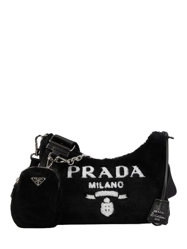 Prada Re-edition 2005 Small Shoulder Bag - Black